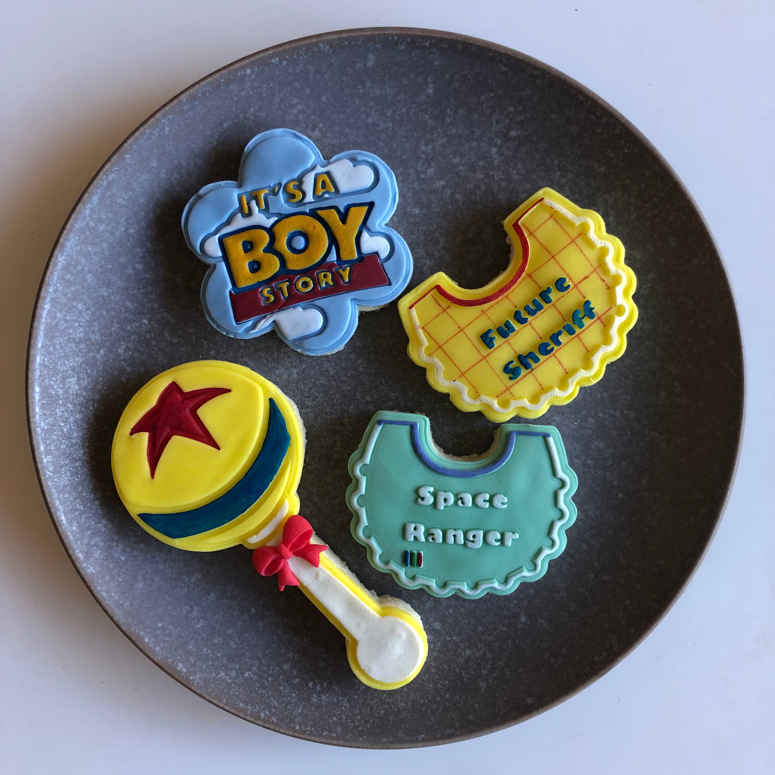 It's a Boy Story - Cutter and stamp set (7 pieces) - STL File Download ...